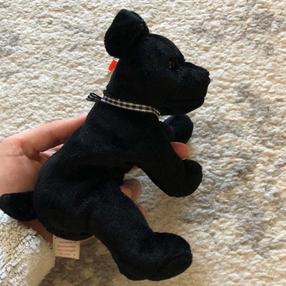 Beanie Babies | Accessories | Ty Beanie Baby Luke The Black Lab | Poshmark